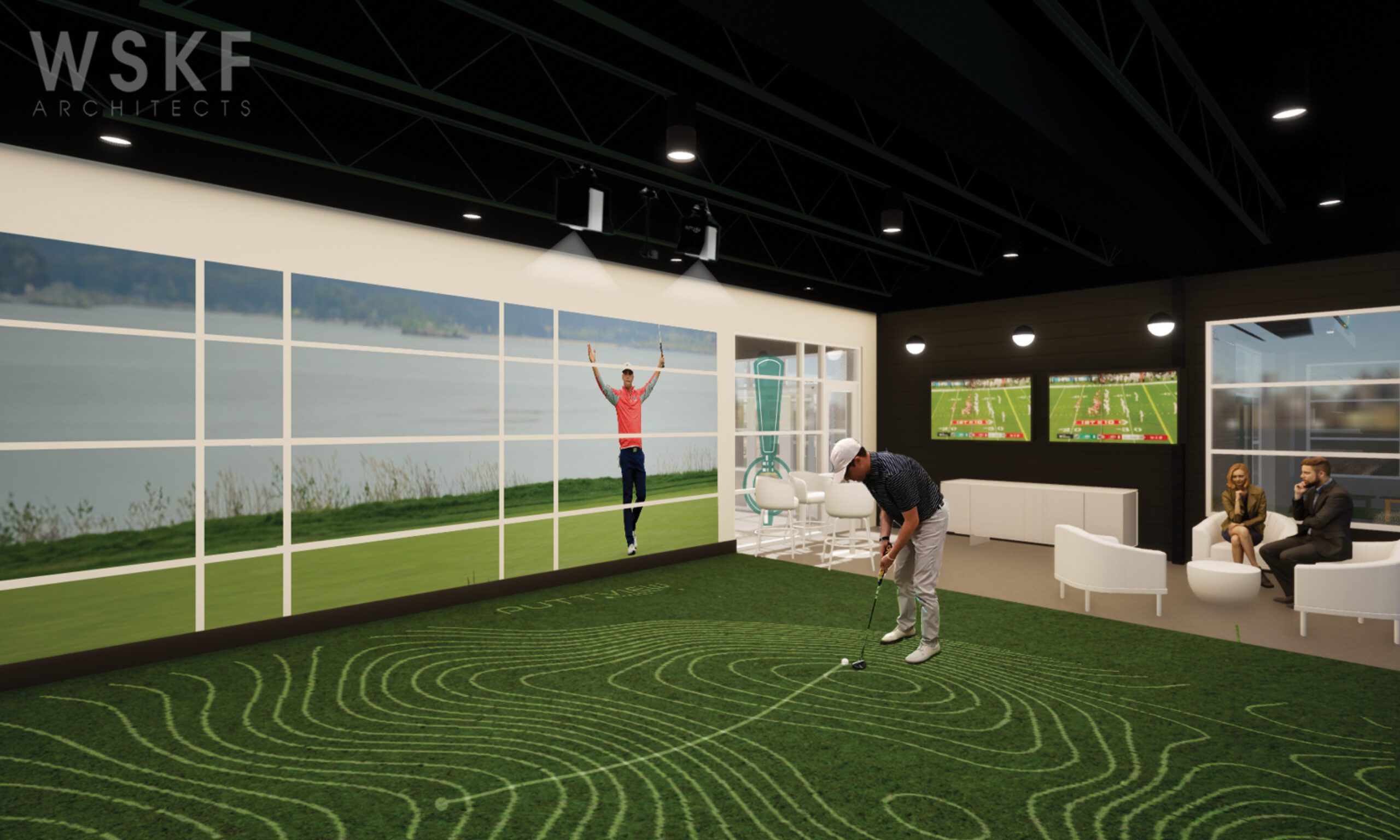 Taps in at the Greenhouse | Mini Putt-Putt | WSKF Architects